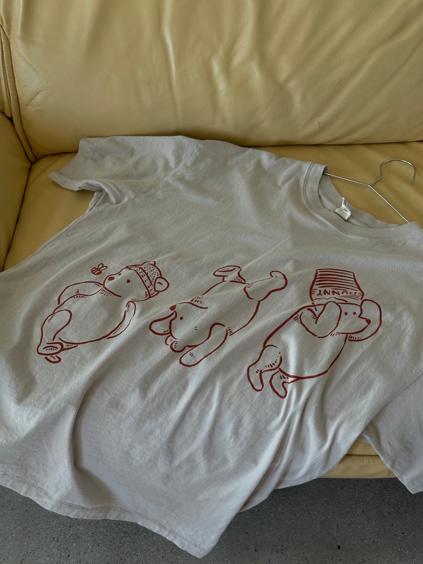 The Silly Ole Bear Oversized Tee in Sand – Subtle Dust