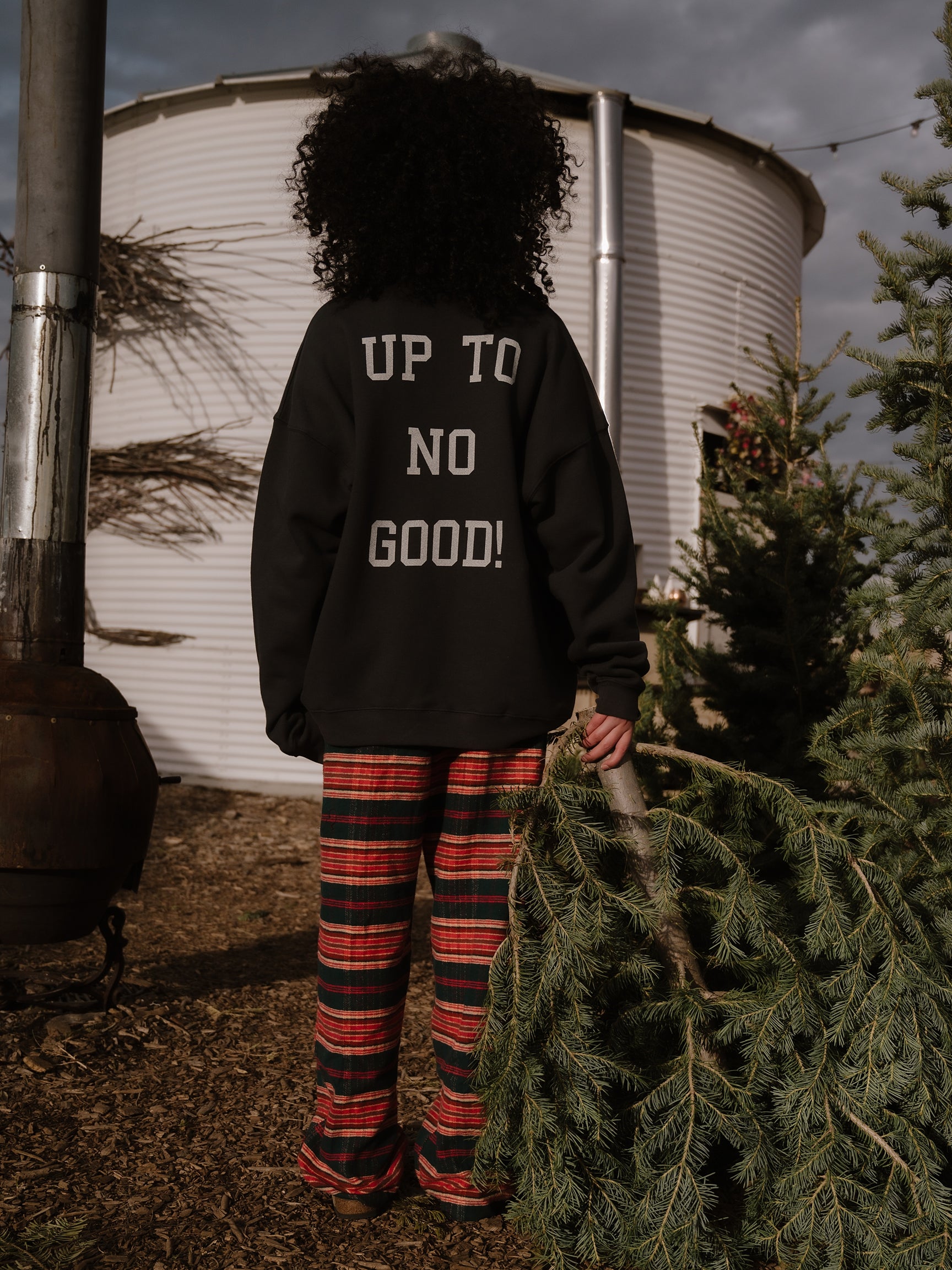 Shop Bibliophile x Subtle Dust: The Familiar Oversized Crewneck in Vin